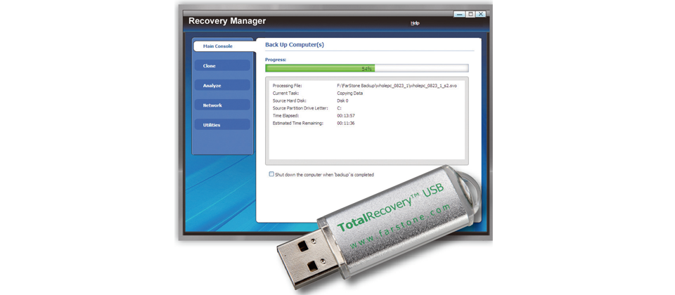 磁碟備份╱還原｜東石TotalRecovery USB免安裝可執行單機備份還原 | iThome