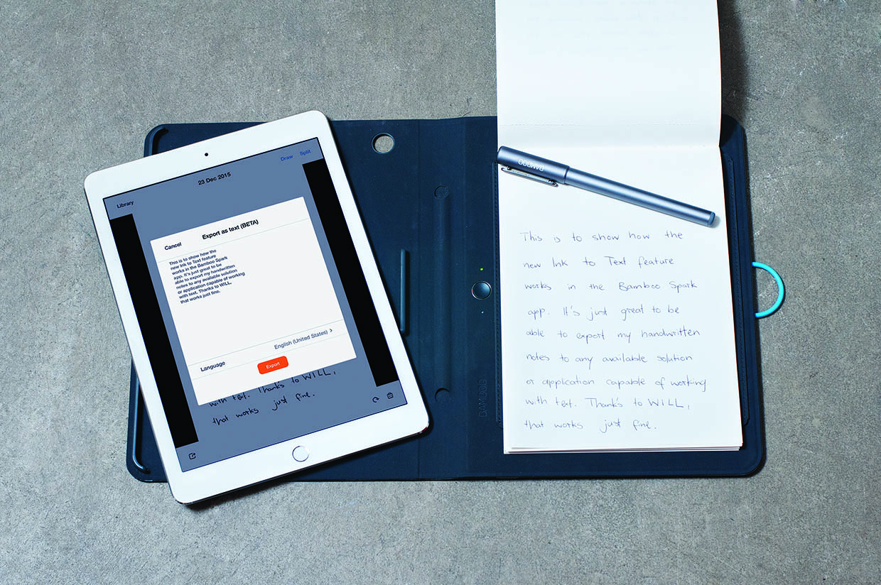 Wacom 的 Inkspace 及 Bamboo Spark 應用程式現推出筆跡轉文字功能 | iThome