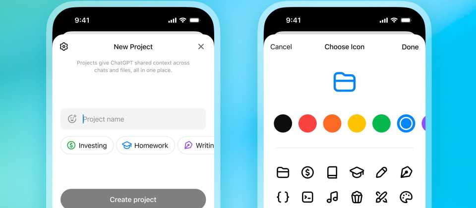 OpenAI開放免費用戶使用ChatGPT Projects | iThome