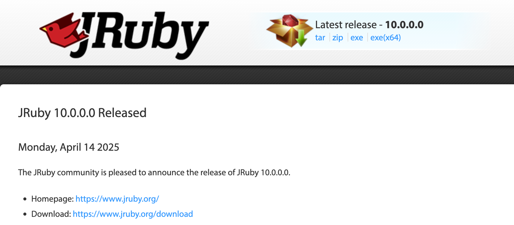 JRuby 10整合Ruby 3.4與Java 21全面升級執行效能與相容性 | iThome
