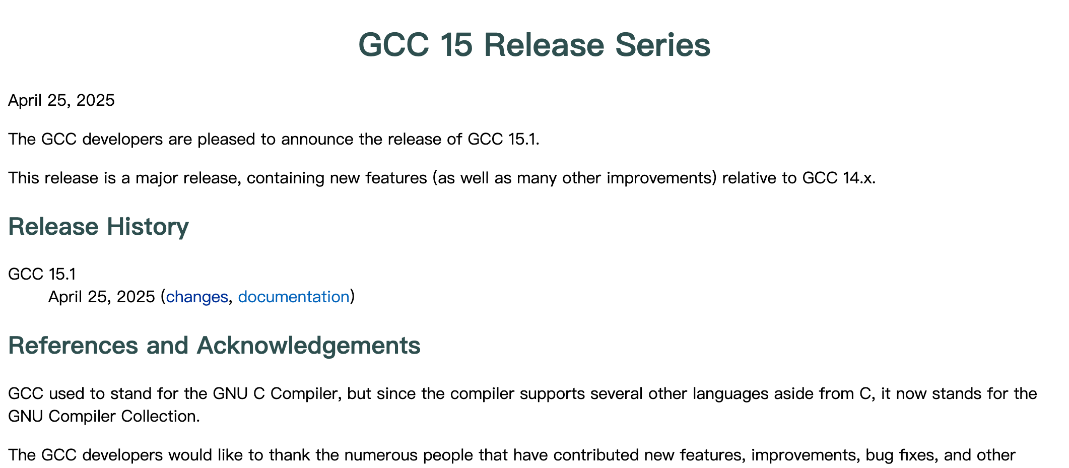 GCC 15.1採用C23為預設標準，同步納入Rust與COBOL支援 | iThome