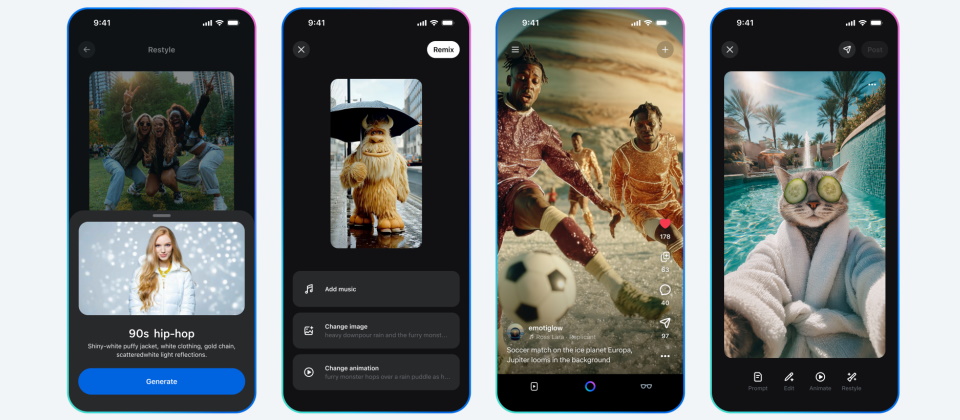 Meta發表AI短影音平臺Vibes | iThome