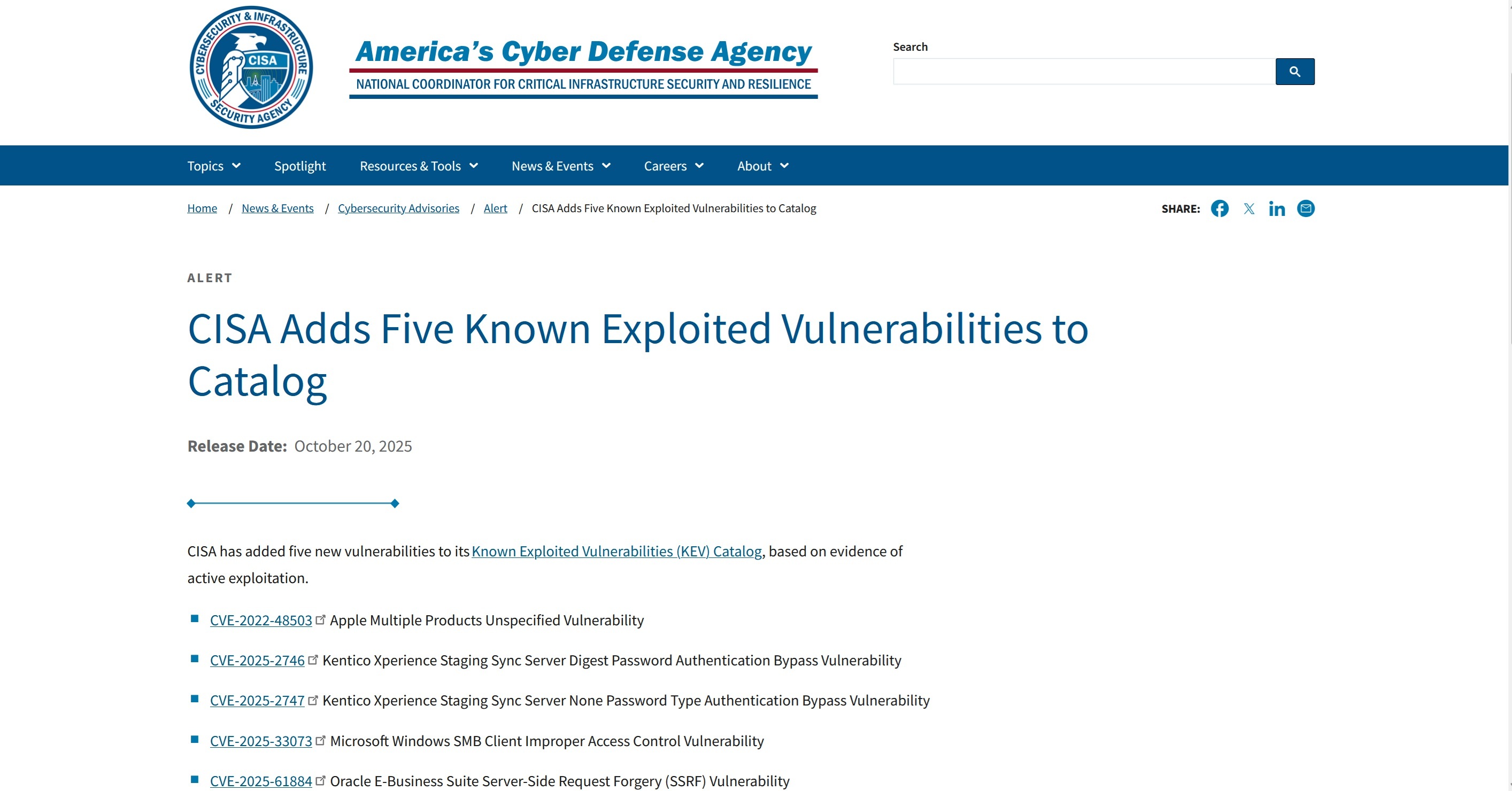 CISA警示高風險Windows SMB漏洞已被攻擊者利用 | iThome