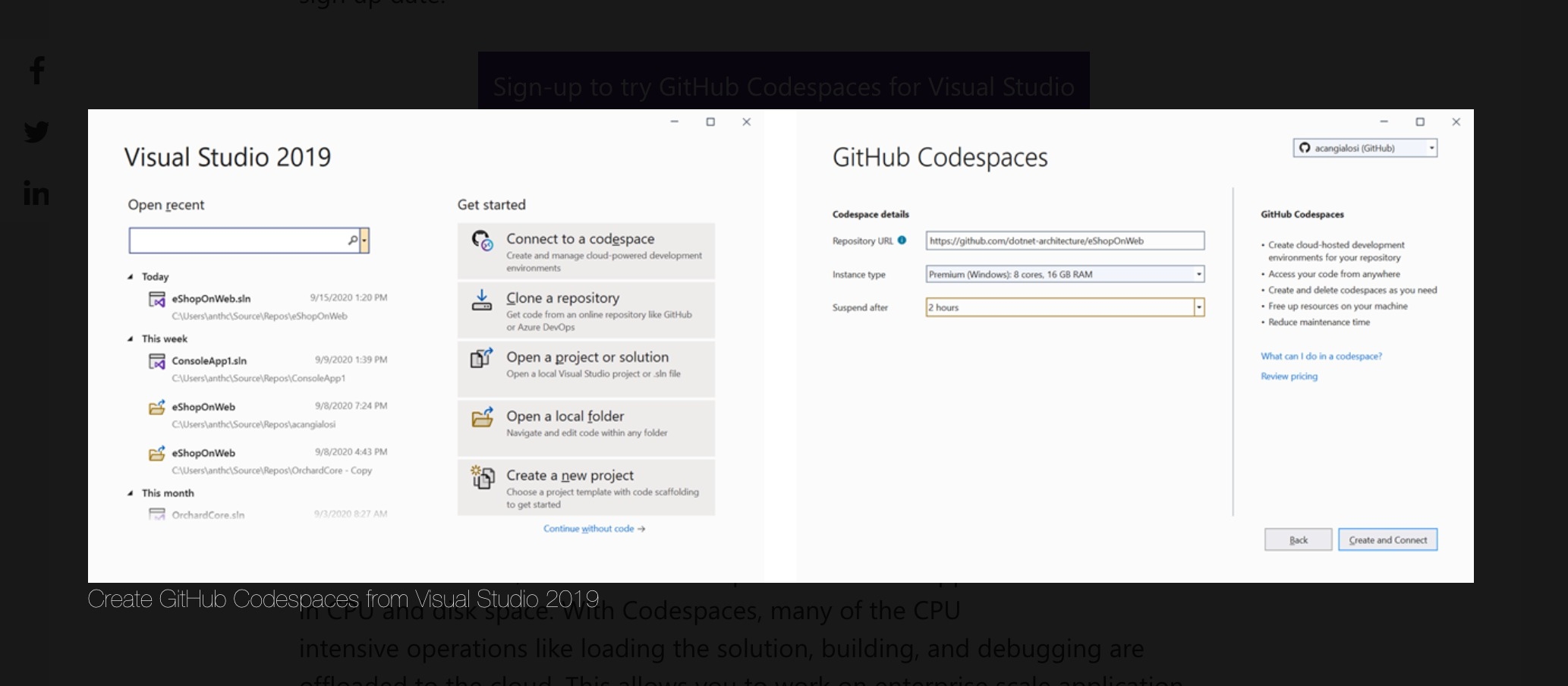 開發者現可在Visual Studio 2019使用GitHub Codespaces服務 | iThome
