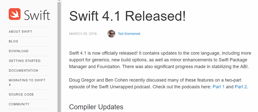 Swift 4.1釋出，擴充泛型加入條件一致性 | iThome