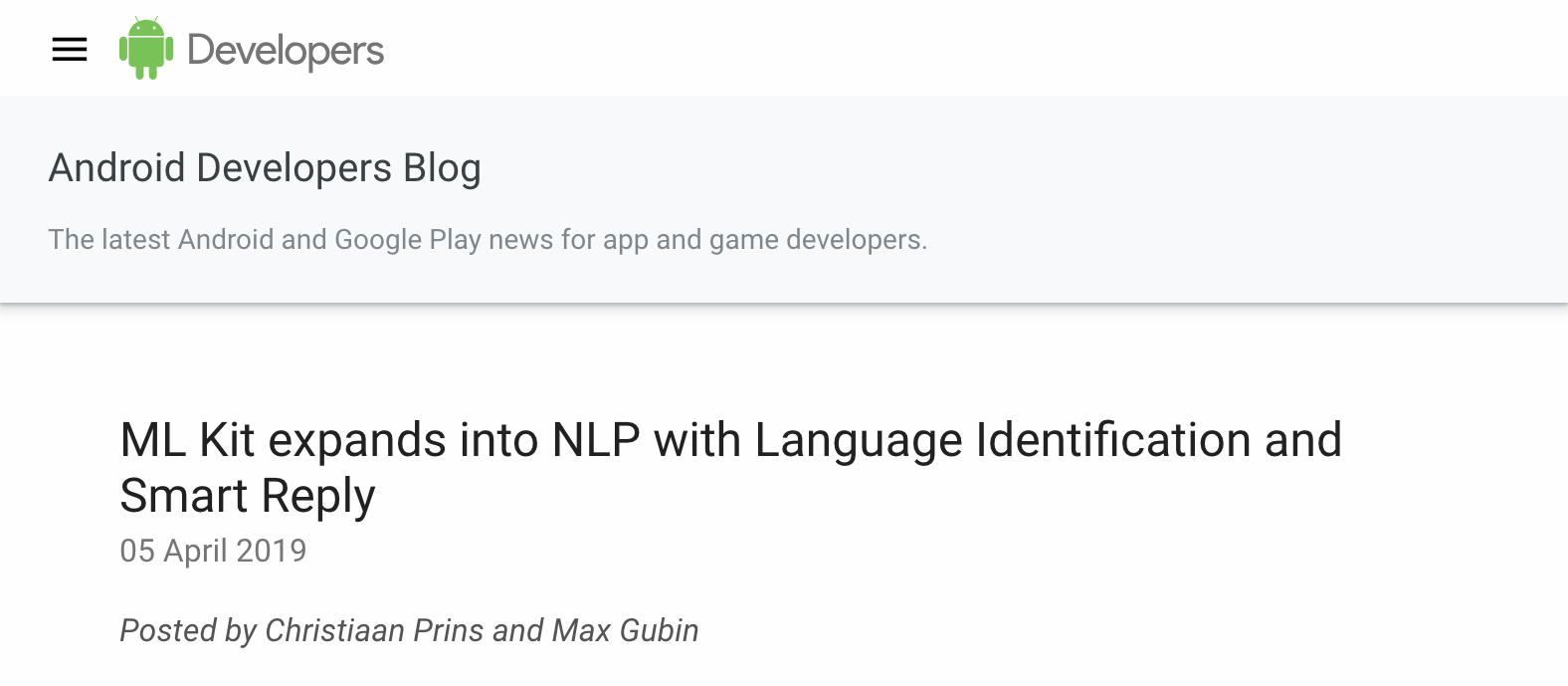 Google更新機器學習開發套件ML Kit，新增支援智慧回覆與語言辨識功能 | iThome