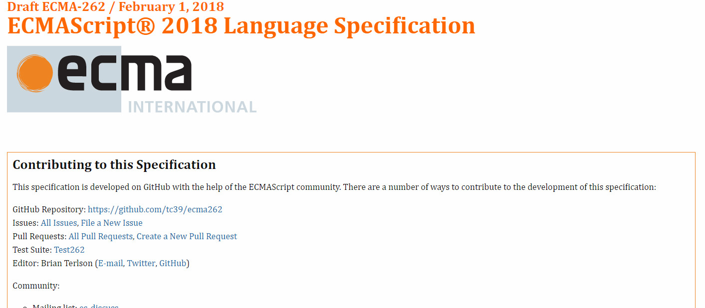ECMAScript 2018終於定案了! 支援非同步疊代 | iThome