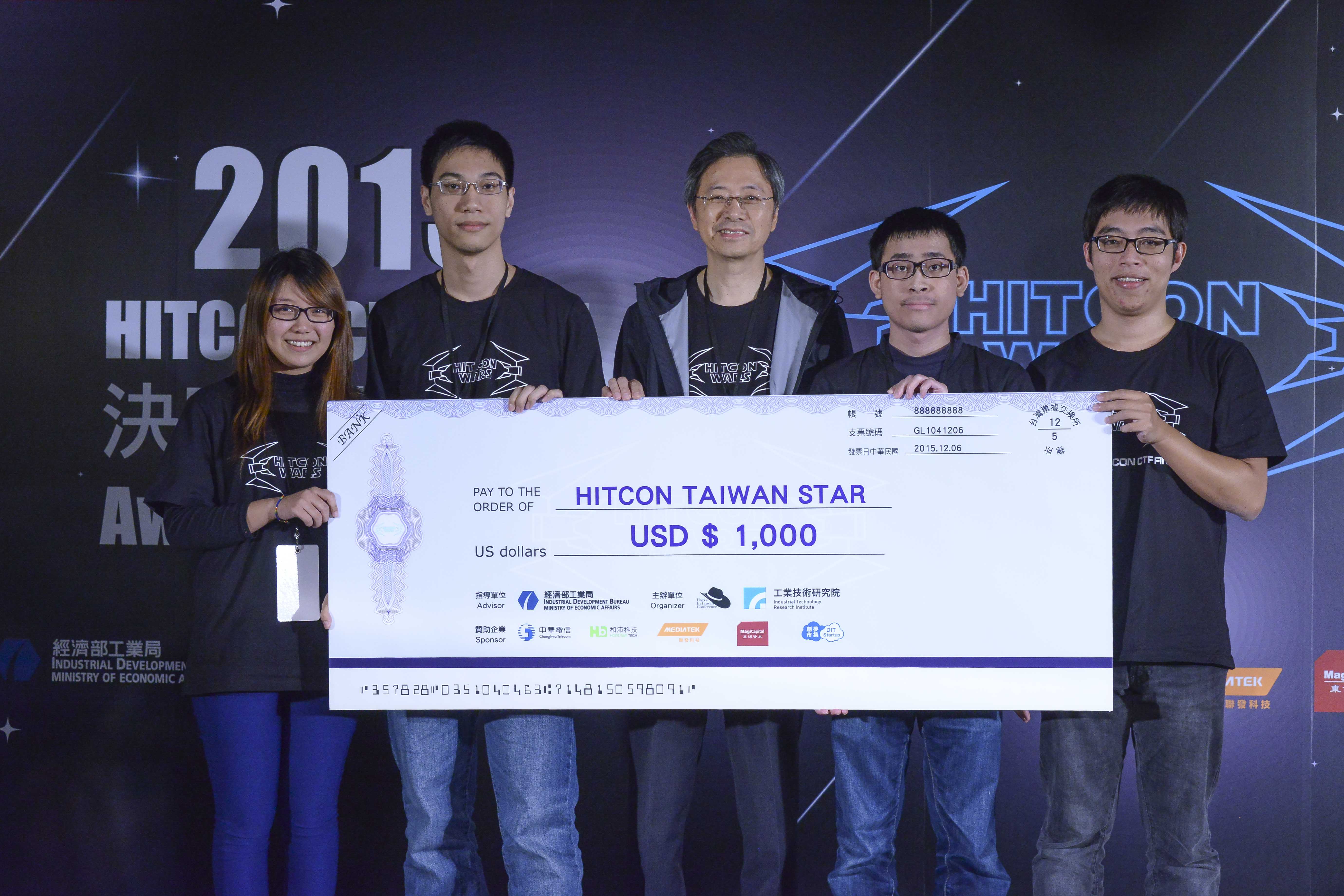 Cykorkinesis勇奪2015 HITCON CTF決賽冠軍 | iThome