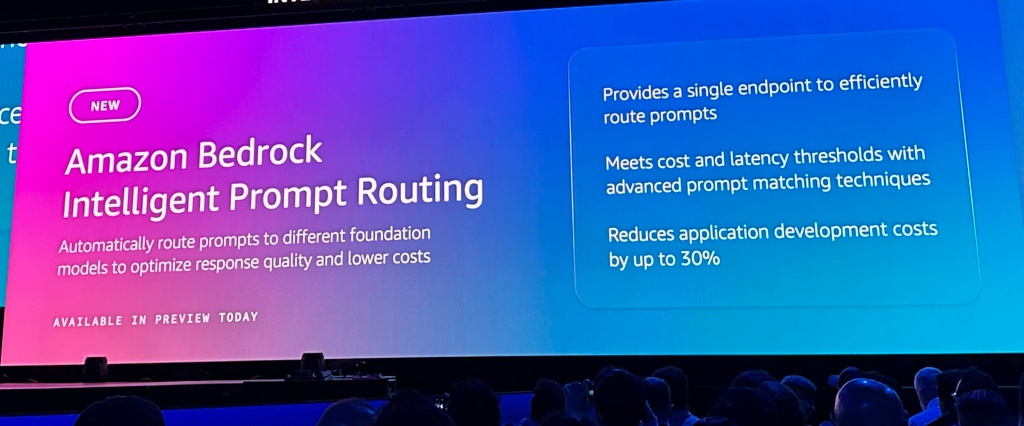 【re:Invent 2024現場直擊】從模型訓練算力配置自動化、提示快取管理到RAG結構化資料支援，AWS揭一系列AI重大更新 | iThome