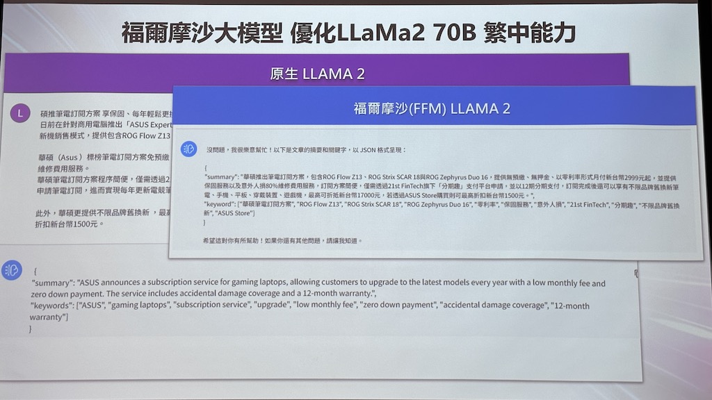 台智雲揭企業級LLM服務新進展，9月底將上線3種繁中優化的Llama 2模型 | iThome