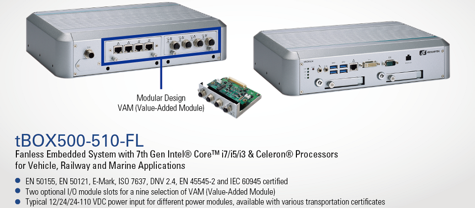 艾訊推出智慧交通專用模組化嵌入式系統tBOX500-510-FL | iThome