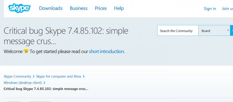 Skype臭蟲：收到特定壞網址字串就當機 | iThome