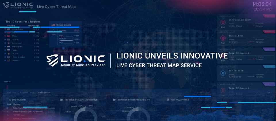 Lionic 推出創新的 Live Cyber Threat Map 服務 | iThome